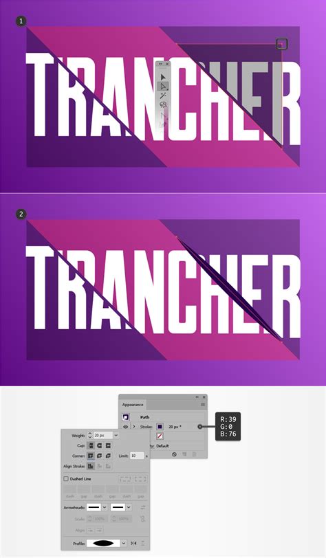 How To Use Clipping Masks In Adobe Illustrator To Create A Sliced Text Effect Envato Tuts