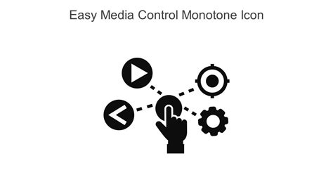 Easy Media Control Monotone Icon In Powerpoint Pptx Png And Editable Eps Format Ppt Presentation