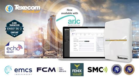 Texecom Monitor Now Available With ARC Monitoring Texecom
