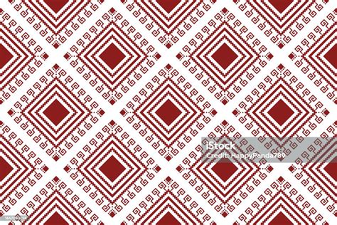 크로스 스티치 다채로운 기하학적 전통 민족 패턴 Ikat 원활한 패턴 추상 디자인 0명에 대한 스톡 벡터 아트 및 기타 이미지 0명 기하 도형 꽃 식물 Istock