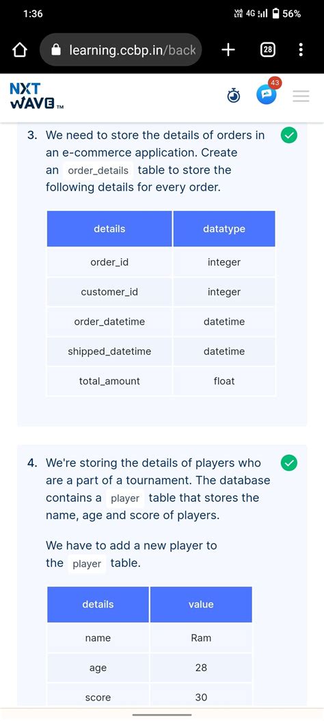Sai Kumar Goud Bhooma On Linkedin Day15 100daysofcodechallenge Nextwave Sqldatabase