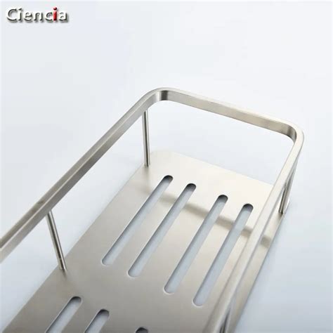 304 нержавеющая сталь щеткой Ванная комната стойки прямоугольные однослойные Промытые