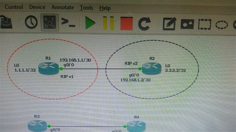 Solved Communication Between Rip V1 And Rip V2 Cisco Community