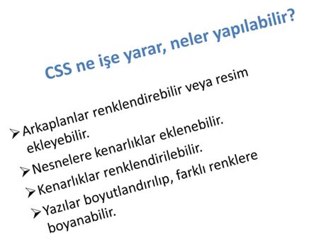 Css Nedir Ppt