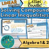 Solving Compound Linear Inequalities Note Guide Linear Unit Algebra