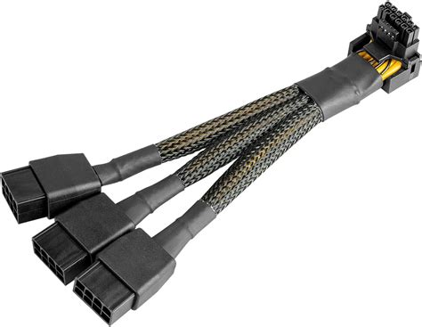 16pin Gpu Cable To 3x 8 Pin Pcie Extension 16awg Pcie 50