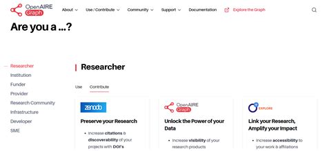 Introducing The Revamped Openaire Graph Website