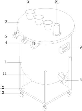 一种彩色混凝土原料配比装置的制作方法
