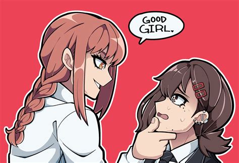 Makima And Higashiyama Kobeni Chainsaw Man Drawn By Kermittend Danbooru