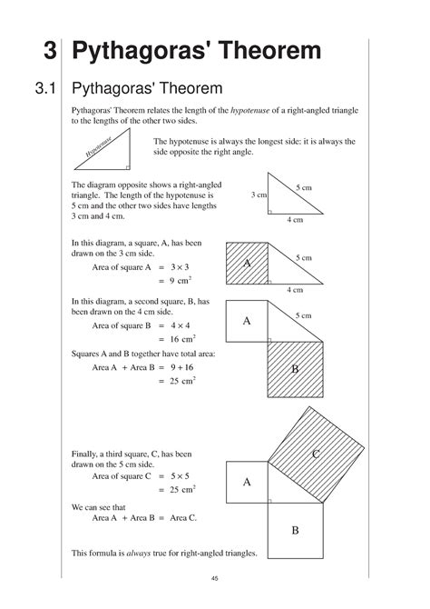 Pythagoras Theorem The Hypotenuse Is Always The Longest Side It Is Always The Side Opposite