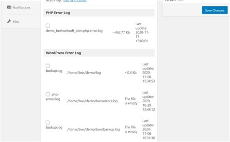 Error Log Viewer By Bestwebsoft — Bestwebsoft