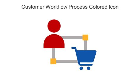 Customer Workflow Process Colored Icon In Powerpoint Pptx Png And