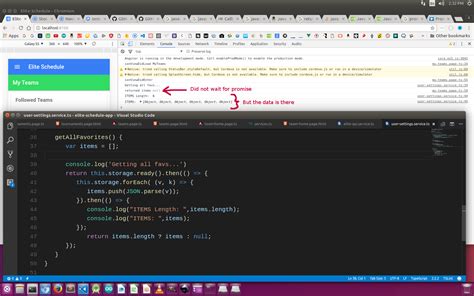 Please Tell Me Why My Chained Promises Results In Null Pics Ionic
