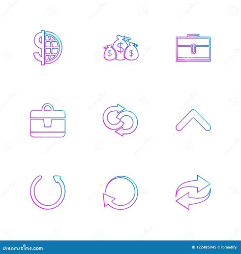 Arrows Directions Pointer Arrow User Interface Pointer Stock Vector Illustration Of