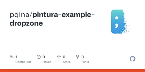 GitHub Pqina Pintura Example Dropzone