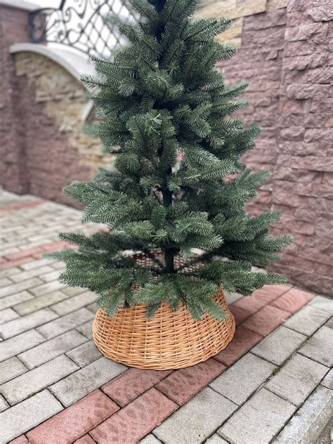 Корзина для ялинки 30х50см В30см плетена з лози Id 2007254687 ціна 500 ₴ купити на Prom Ua