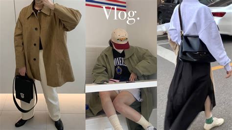 Vlog 직장인 브이로그 데일리룩 아디다스 삼바 에토스 팝업 난포한남 데이로우 루에브르 가방 폴트버거 Simpleb Youtube