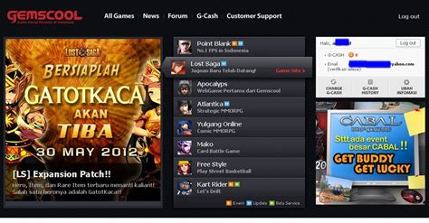 Daftar Gemscool Online Lost Saga Poin Blank Freestyle Dll