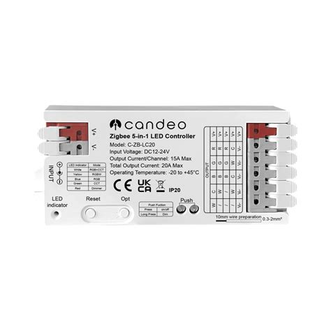 Zigbee Led Strip Controller For Rgbww Rgbw Rgb Candeo