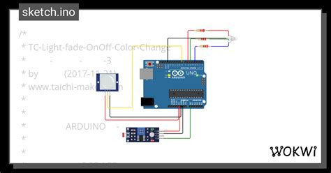 Auto Controlled Night Led Light With Breather 2 Wokwi Esp32 Stm32