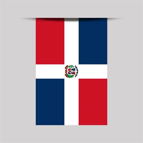 Dominican Republic Banner Flag Illustration 47014388 Vector Art At Vecteezy
