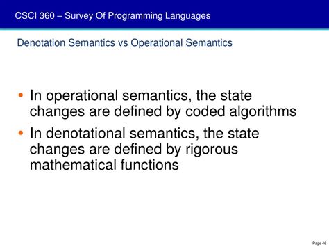 Ppt Csci 360 Survey Of Programming Languages Powerpoint Presentation Id1229434