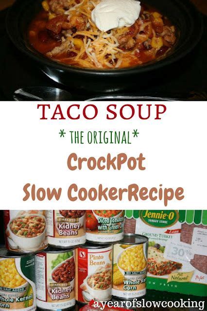 Delicious Taco Soup Crockpot Recipe