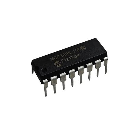MCP3008 ADC De 8 Canales 10 Bit Con Interfaz SPI