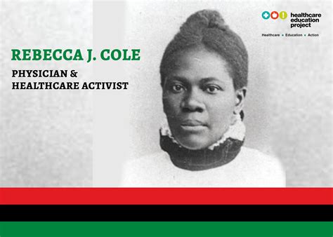 Healthcare Black Healthcare Pioneers Rebecca J Cole Physician
