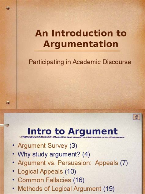 Intro To Argumentppt Argument Fallacy