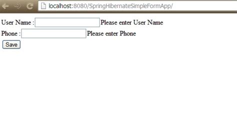 Working With Simple Form Controller Using Spring And Hibernate Addicted