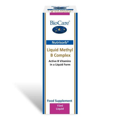 Nutrisorb Liquid Methyl B Complex Active B Vitamins For Energy And Nerves Biocare — Body