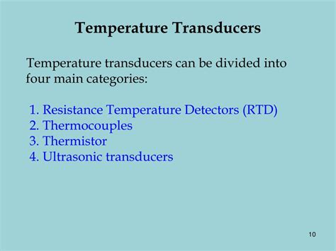 Ppt Sensors And Transducers Powerpoint Presentation Free Download Id 4231864
