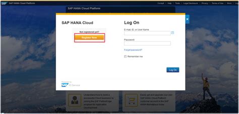 Steps For Creating A Sap Hana Cloud Platform Accou Sap Community