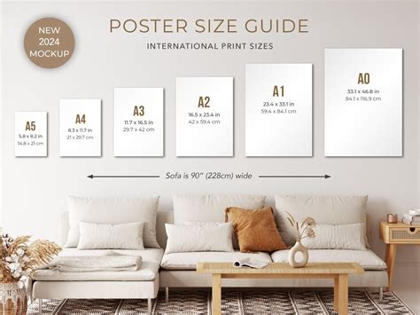 Wall Art Size Guide Frame Size Guide Comparison Chart Poster Size Chart Frame Size Guide