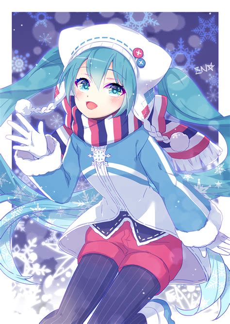 Hatsune Miku And Yuki Miku Vocaloid Drawn By Zenyu Danbooru
