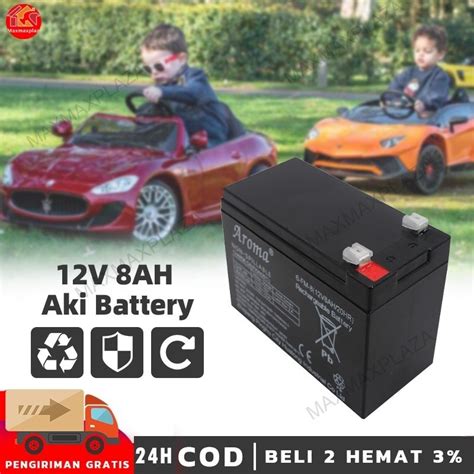 Jual Aki Baterai Battery Alat Semprot Sprayer Hama Elektrik Vrla V Ah Aki Ups Smt V