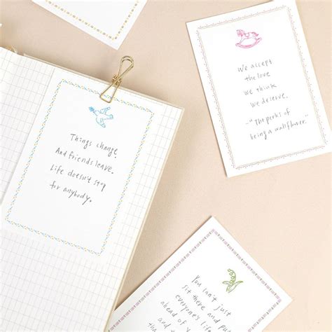 Cute Notebooks Notepads Notes Sticky Notes Fallindesign