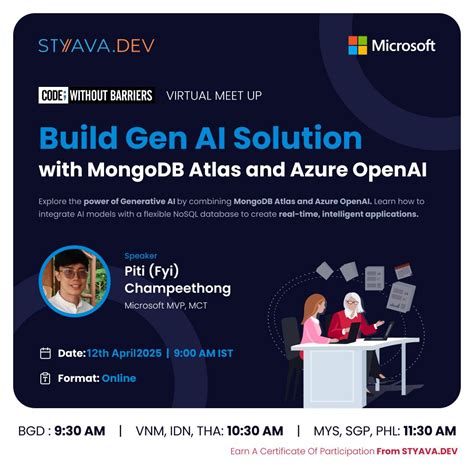 Power Of Gen Ai With Mongodb Atlas And Azure Openai Styavadev