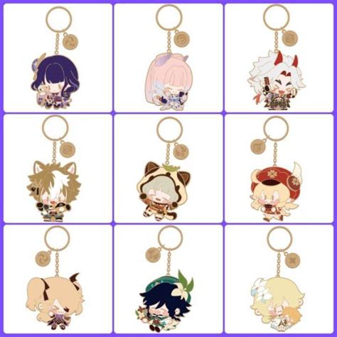On Xingqiu Raiden Shogun Yoimiya Klee Itto Genshin Keychain Lazada Ph
