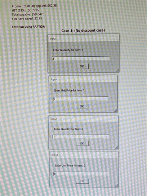 Solved Please Solve The Following On Raptor Flow Chart Chegg Com
