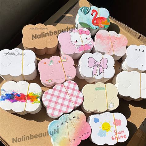 แป้นกระดาษสำหรับติดกิ๊บเซต50 แผ่น 100แผ่น พร้อมส่ง จาก กทม ส่งเร็วทันใจ Shopee Thailand