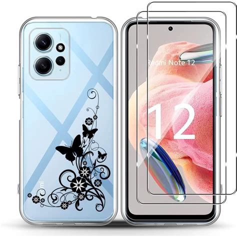 Coque Pour Xiaomi Redmi Note G Avec Pi Ces Protection Cran En Verre Tremp Coque