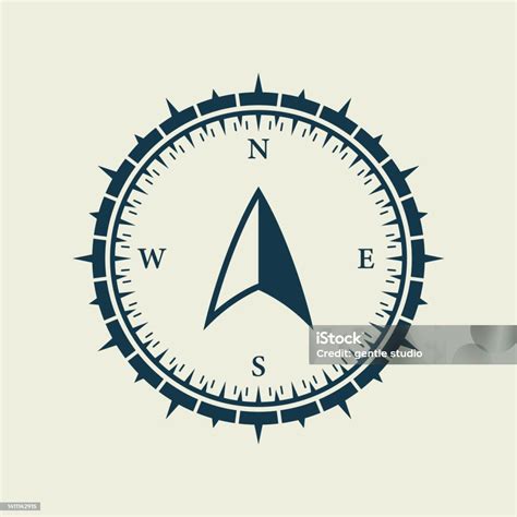 나침반 지도 실루엣 아이콘입니다 로즈 윈드 네비게이션 레트로 장비 글리프 픽토그램 모험 방향 화살표 노스 사우스 웨스트 이스트 오리엔테이션 네비게이터 현대 표지판 격리된