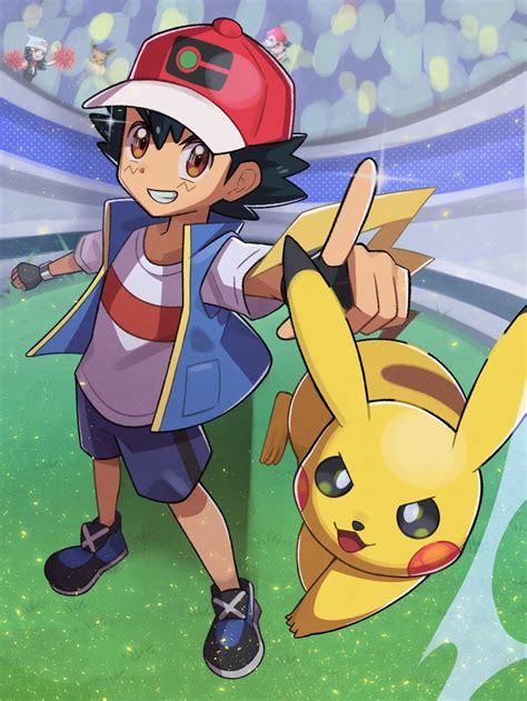 Pikachu Dawn Ash Ketchum Red And Eevee Pokemon And More Drawn By Inana Umi Danbooru