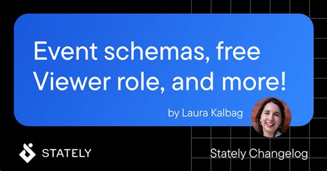 Event Schemas Free Viewer Roles For Teams And More Stately