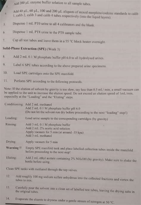Add 200μl Enzyme Buffer Solution To All Sample Tubes