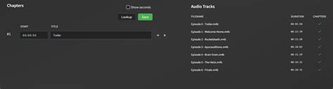Enhancement Chapter Editor Add An Option To Set Chapters Based On The Audio Files · Issue
