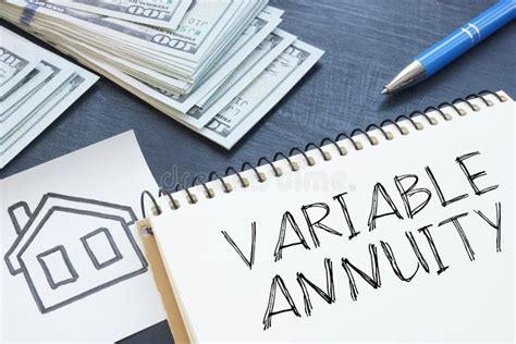 Variable Annuity Is Shown Using The Text Stock Image Image Of Economy Saving 315663909