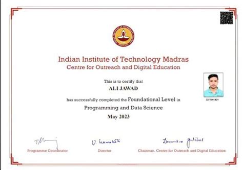 Ali Jawad On Linkedin Iitmadras Datascience Datasciencedegree Futureindata 13 Comments